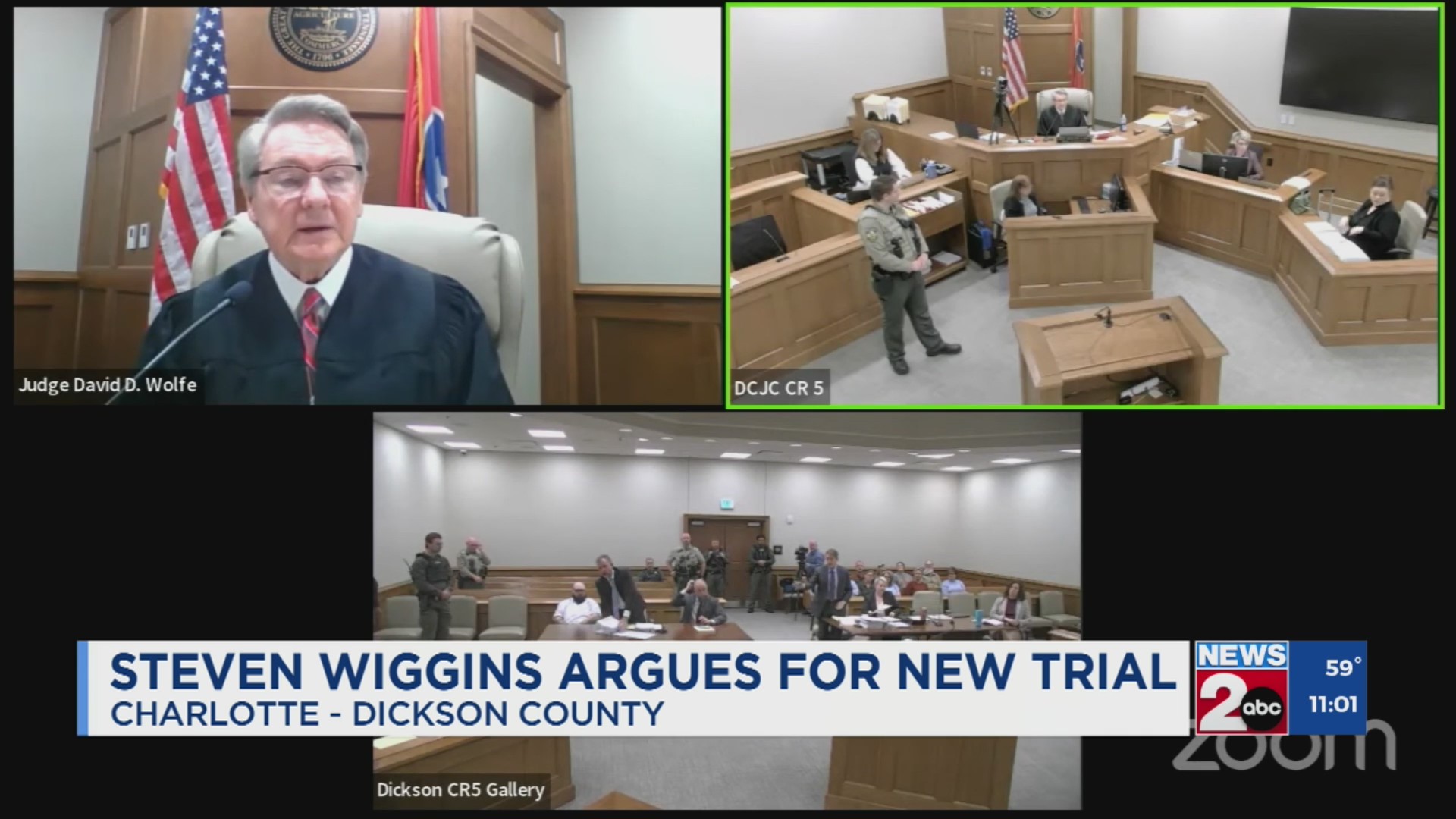 Steven Wiggins argues for new trial