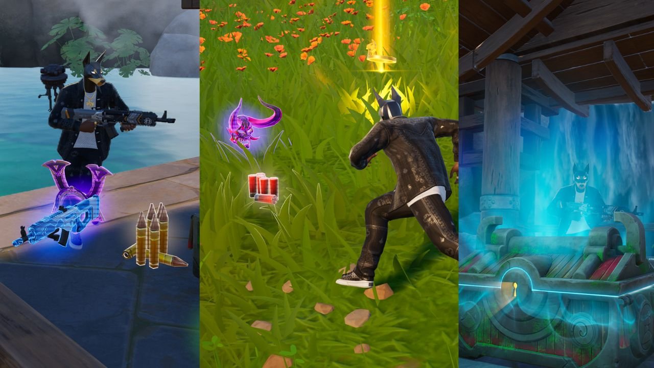How to get Fire & Void Oni Masks in Fortnite: Mythic bosses locations