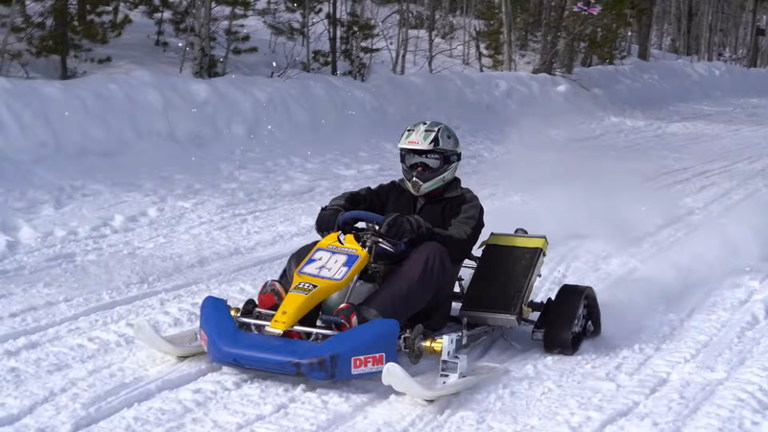 Putting A Shifter Kart On Snow Tracks Is The Coolest Way To Go For A ...