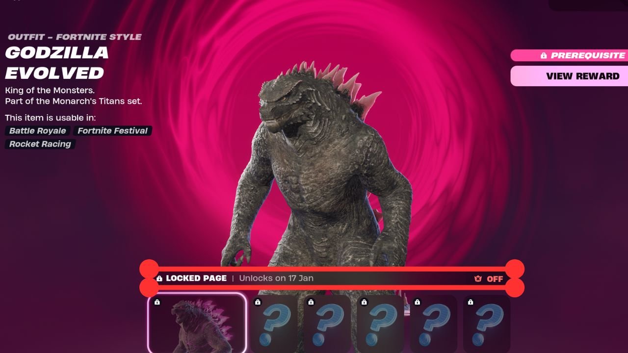 When will Godzilla boss & skin come to Fortnite?