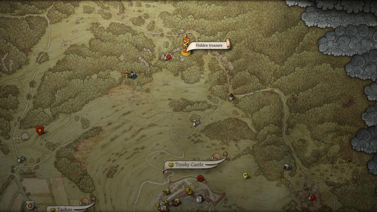 Tunnel in the Cliffs map solution in Kingdom Come: Deliverance 2