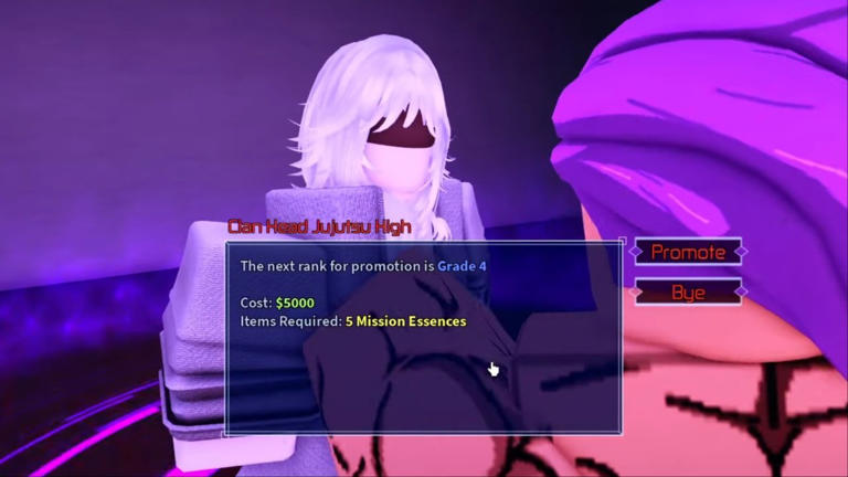 How to farm Purified Curse Hands in Jujutsu Infinite