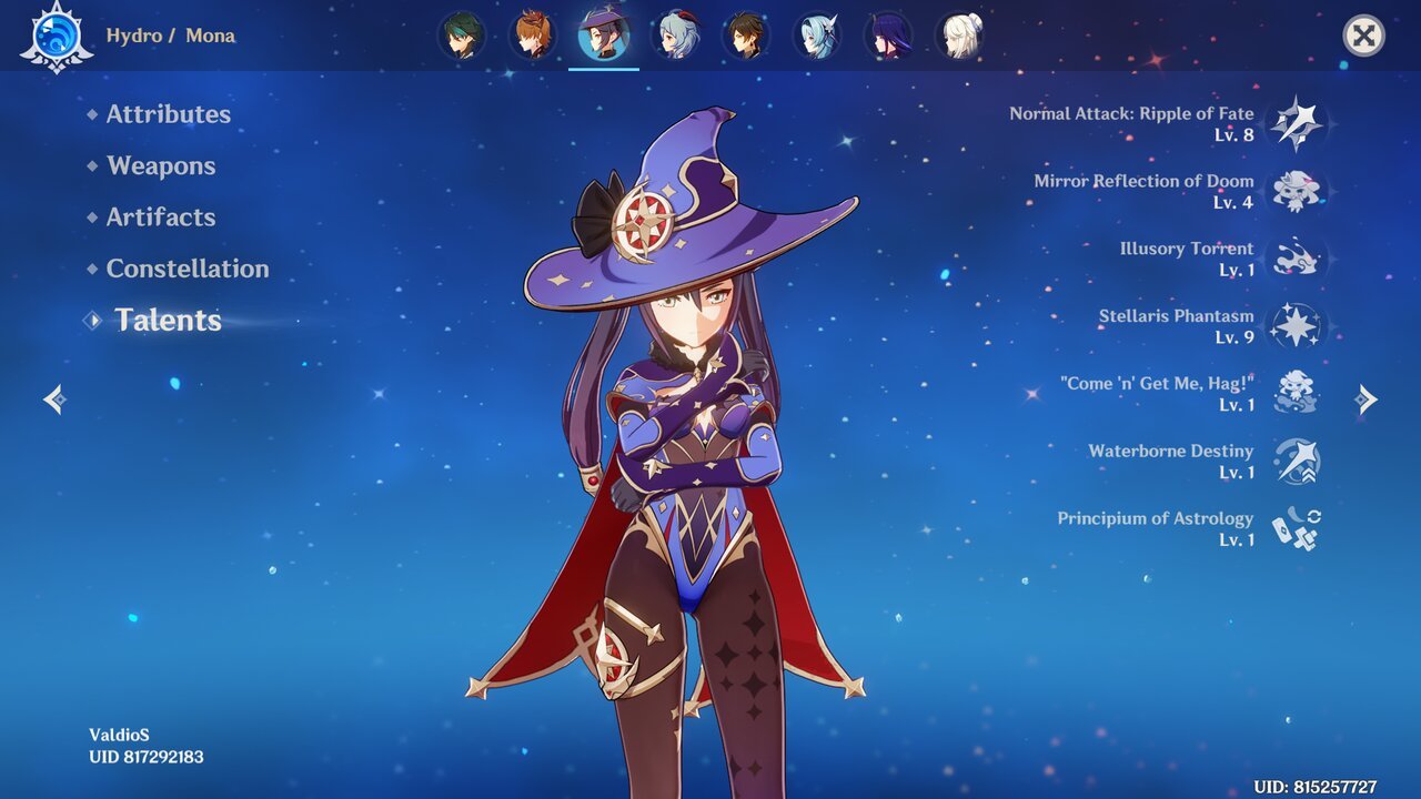 Genshin Impact Best Mona build: Artifacts, Weapons and more