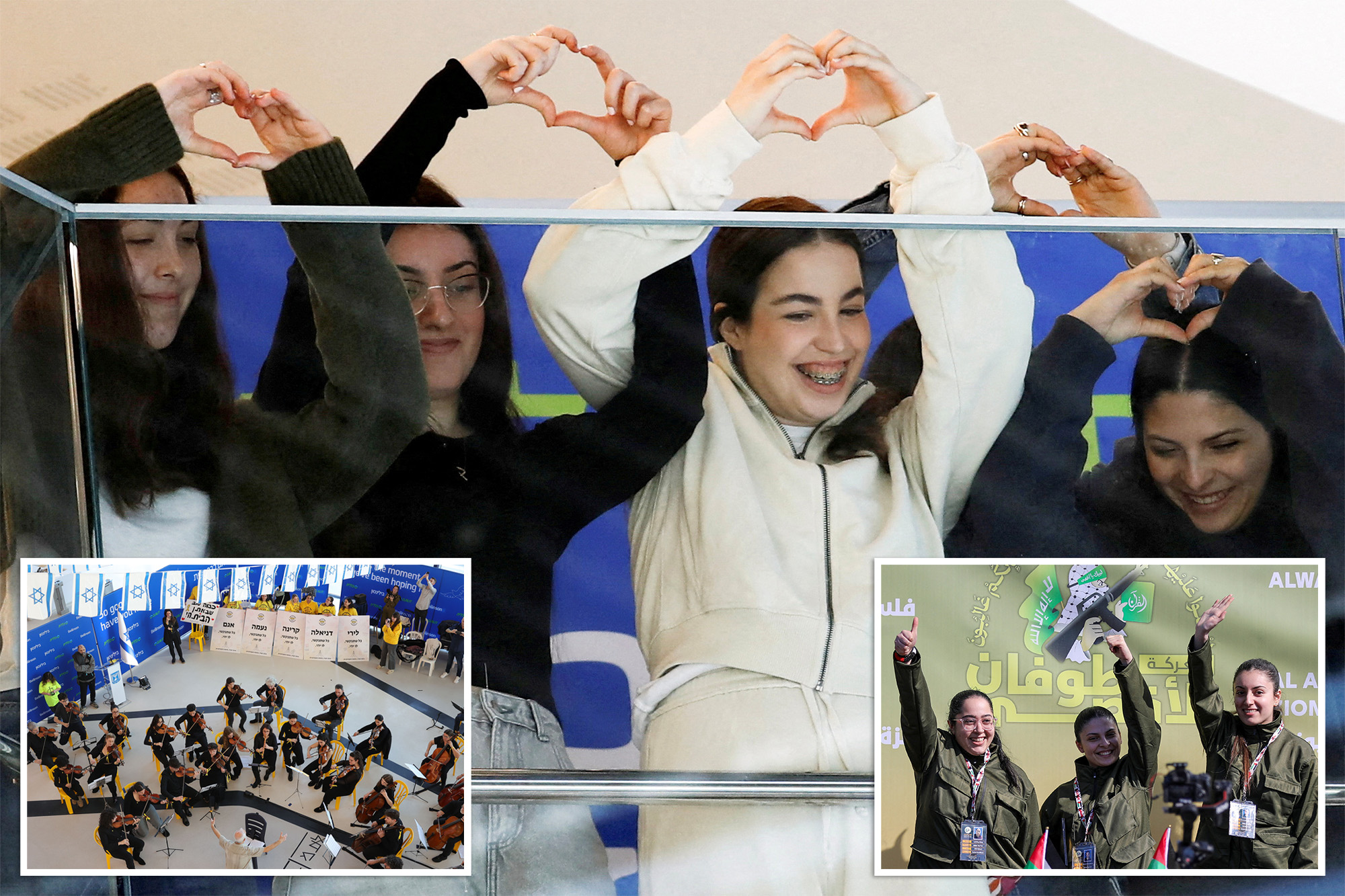 Newly-released female IDF hostages serenaded with concert at Israeli ...
