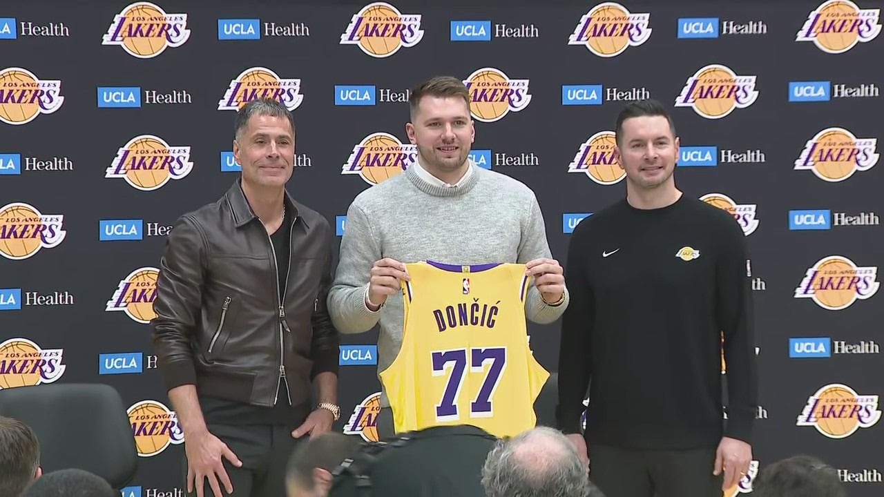 Luka Doncic at Lakers press conference: Trade from Mavs 'a big shock'