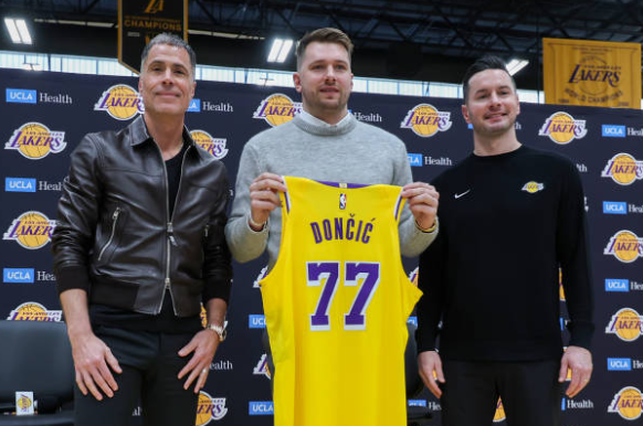 It's OFFICIAL: Luka Doncic Is Officially a Laker as The Number 77 ...