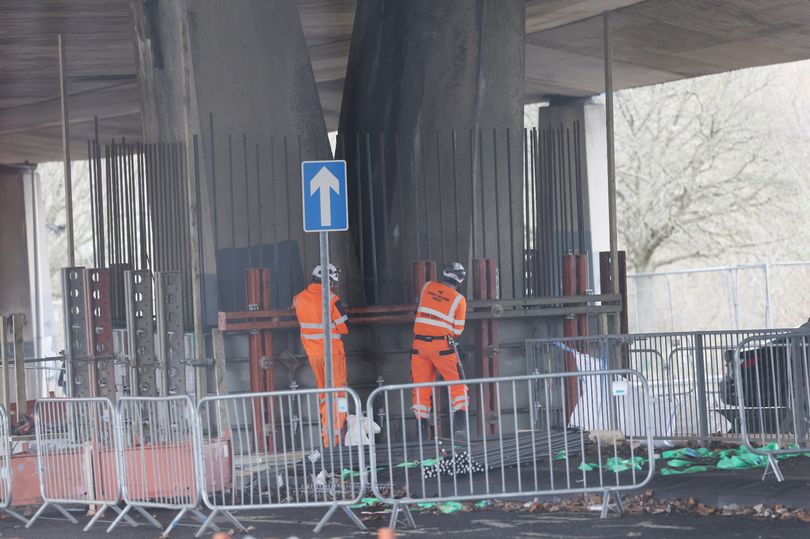 Gateshead Flyover strengthening work starts as new concrete to be ...