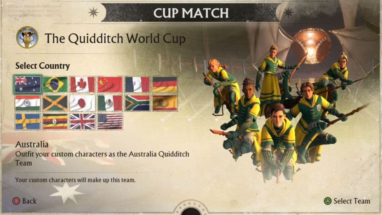 All National Teams and how to unlock them in Harry Potter Quidditch ...