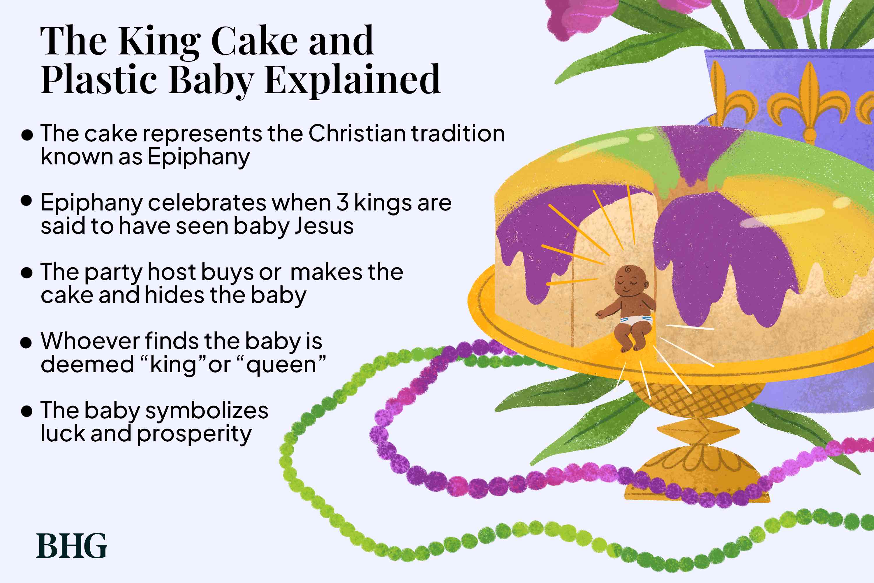 How the King Cake Tradition Began—and Why There's a Plastic Baby