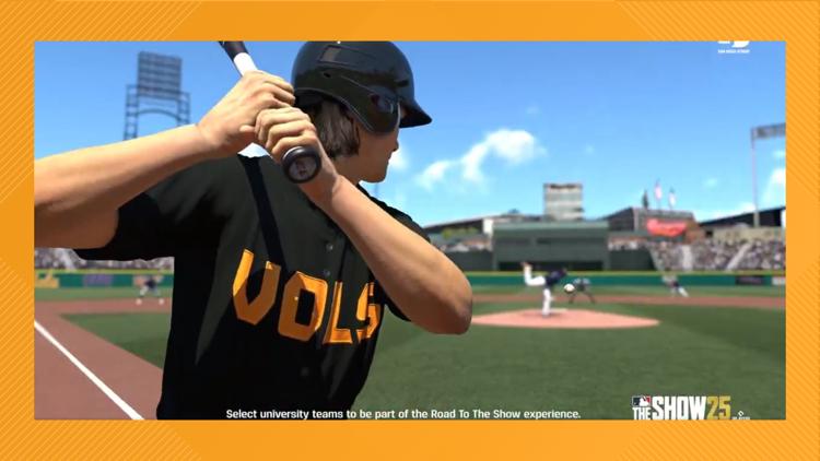 Tennesee baseball team featured in new MLB video game