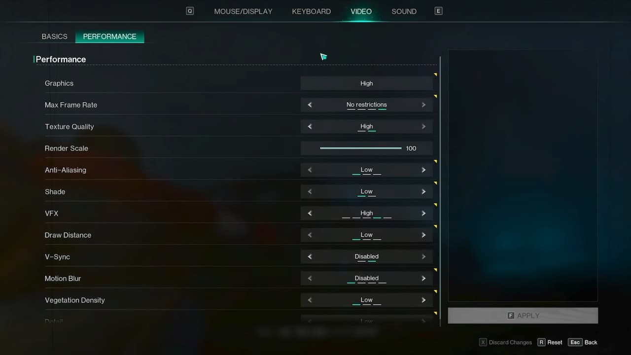 Best Once Human PC settings