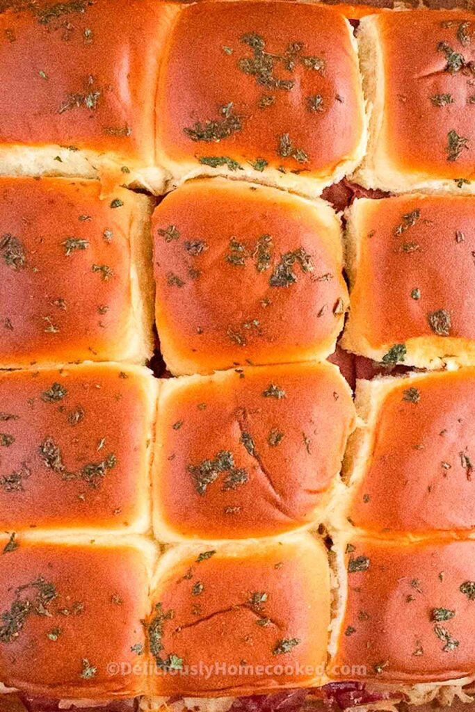 Reuben sliders