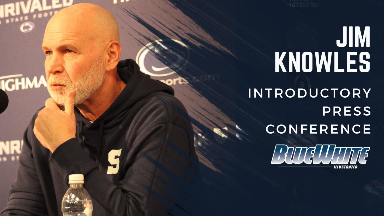 Penn State defensive coordinator Jim Knowles meets the media in first ...