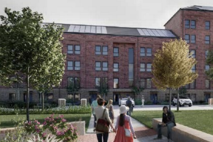 Plans for new Edinburgh affordable housing with four-storey flats and ...