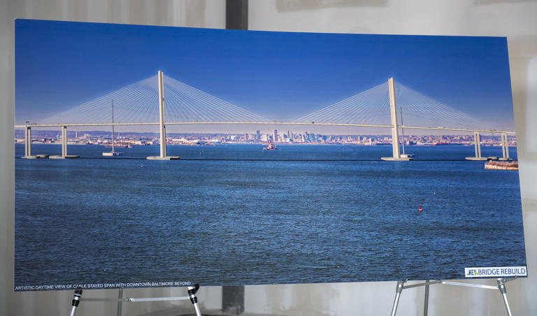 Maryland releases design for new Key Bridge