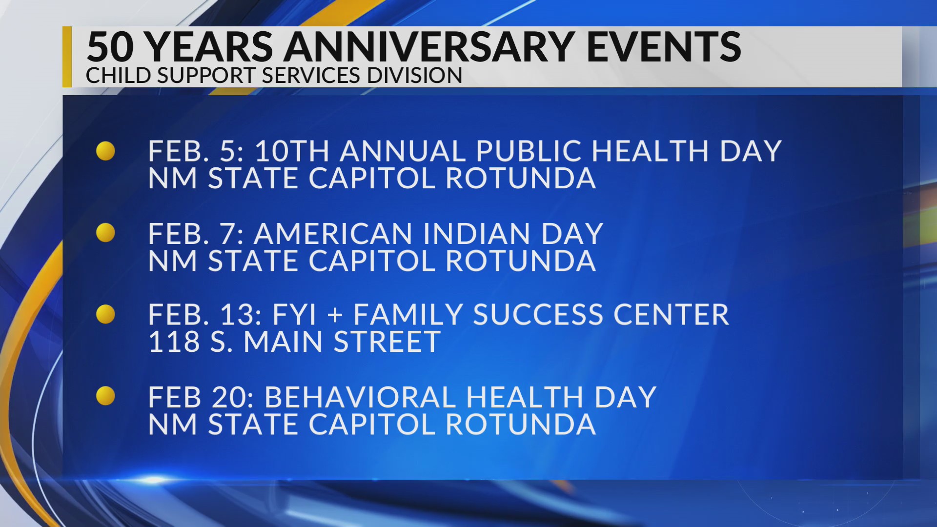 New Mexico Health Care Authority marks 50 years of child support program