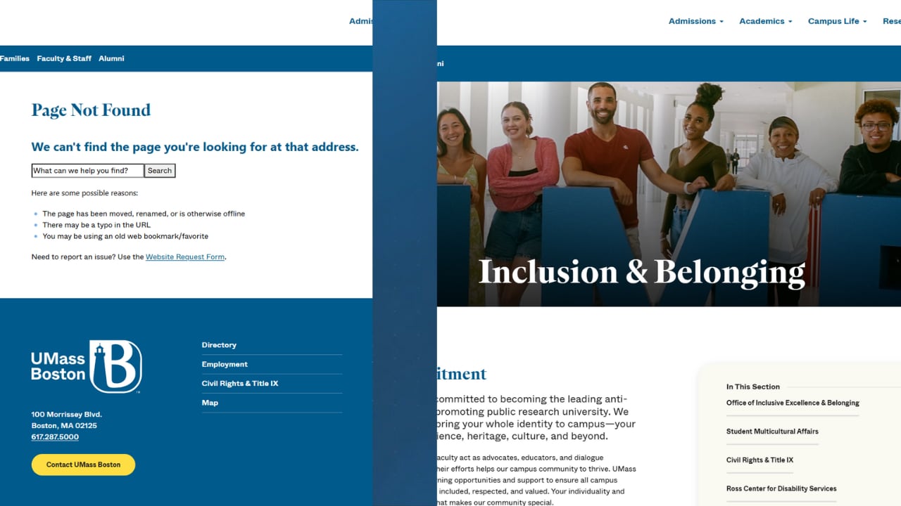 Massachusetts colleges make changes to DEI website pages