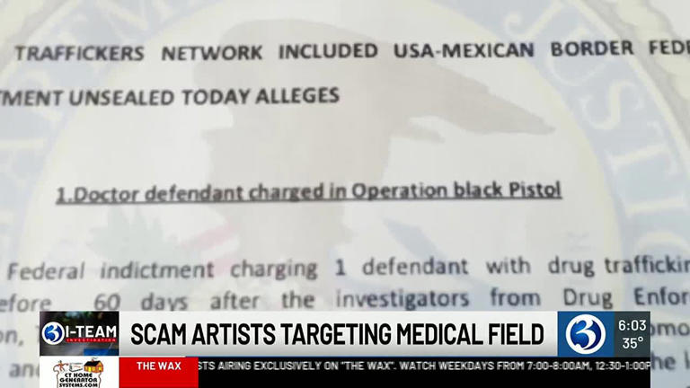 FBI: Scammers targeting Connecticut doctors