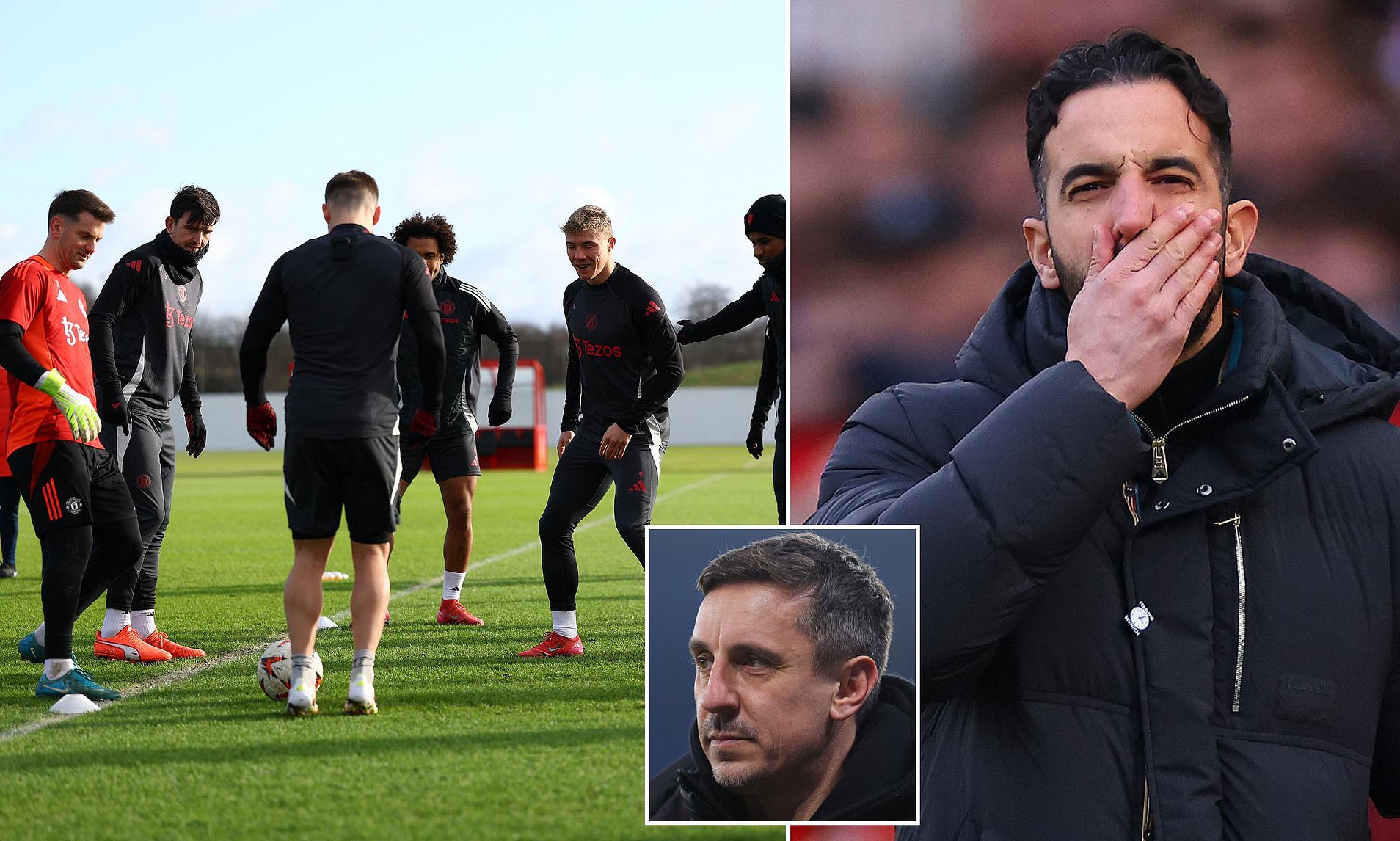 Gary Neville names the TWO Man United players that Ruben Amorim 'doesn ...