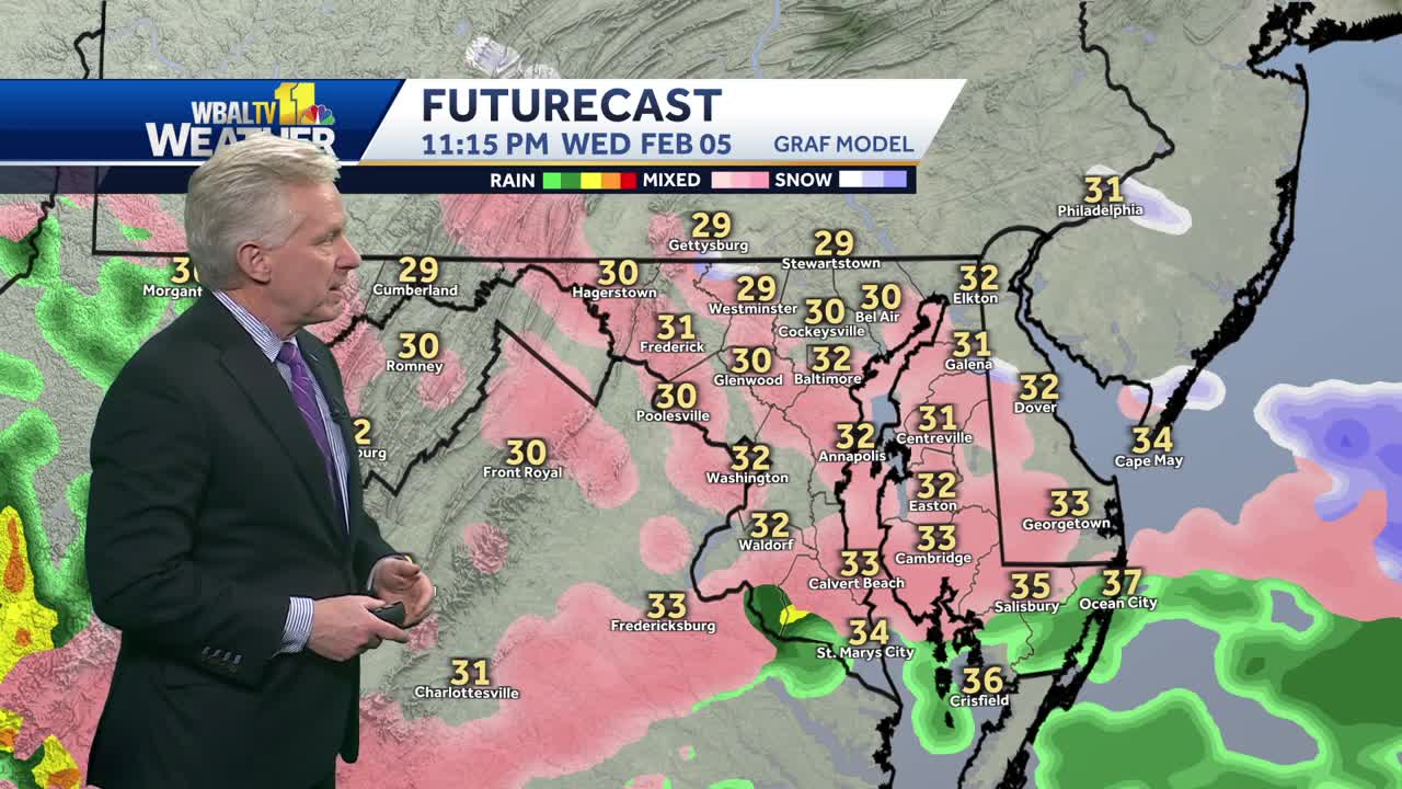 Temps cool off, set up icy conditions into Thursday