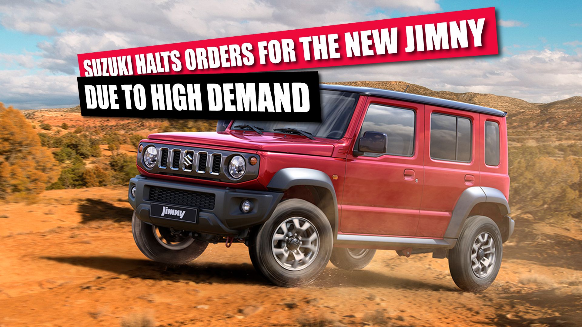 Suzuki Stops Taking Orders for New Jimny as Demand Skyrockets