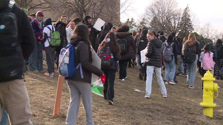 East students walk out to protest Trump’s immigration policies