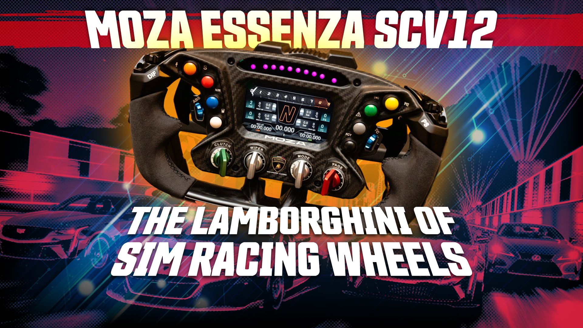MOZA Racing Wheel: The Lamborghini Of Sim Racing