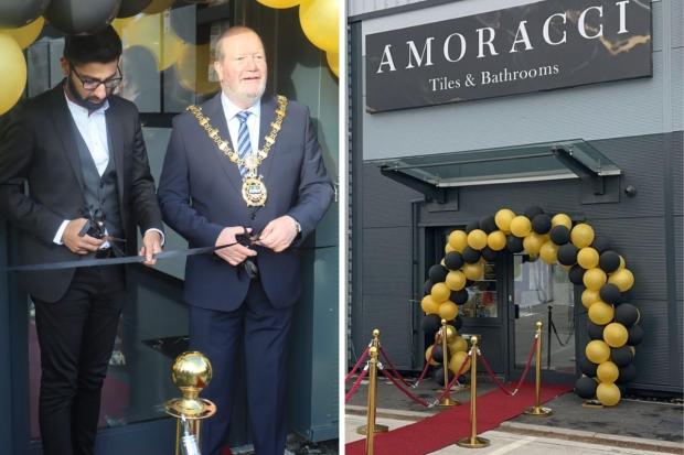 MP and Mayor officially open new 'luxury' tile showroom in Blackburn