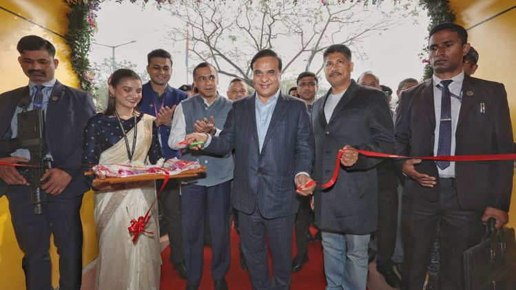 Himanta Biswa Sarma inaugurates Guwahati airport's new terminal Himanta Biswa Sarma inaugurates Guwahati airport's new terminal