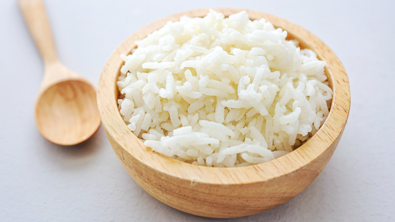 The Crucial Step You're Ignoring For Perfectly Fluffy, Non-Sticky Rice