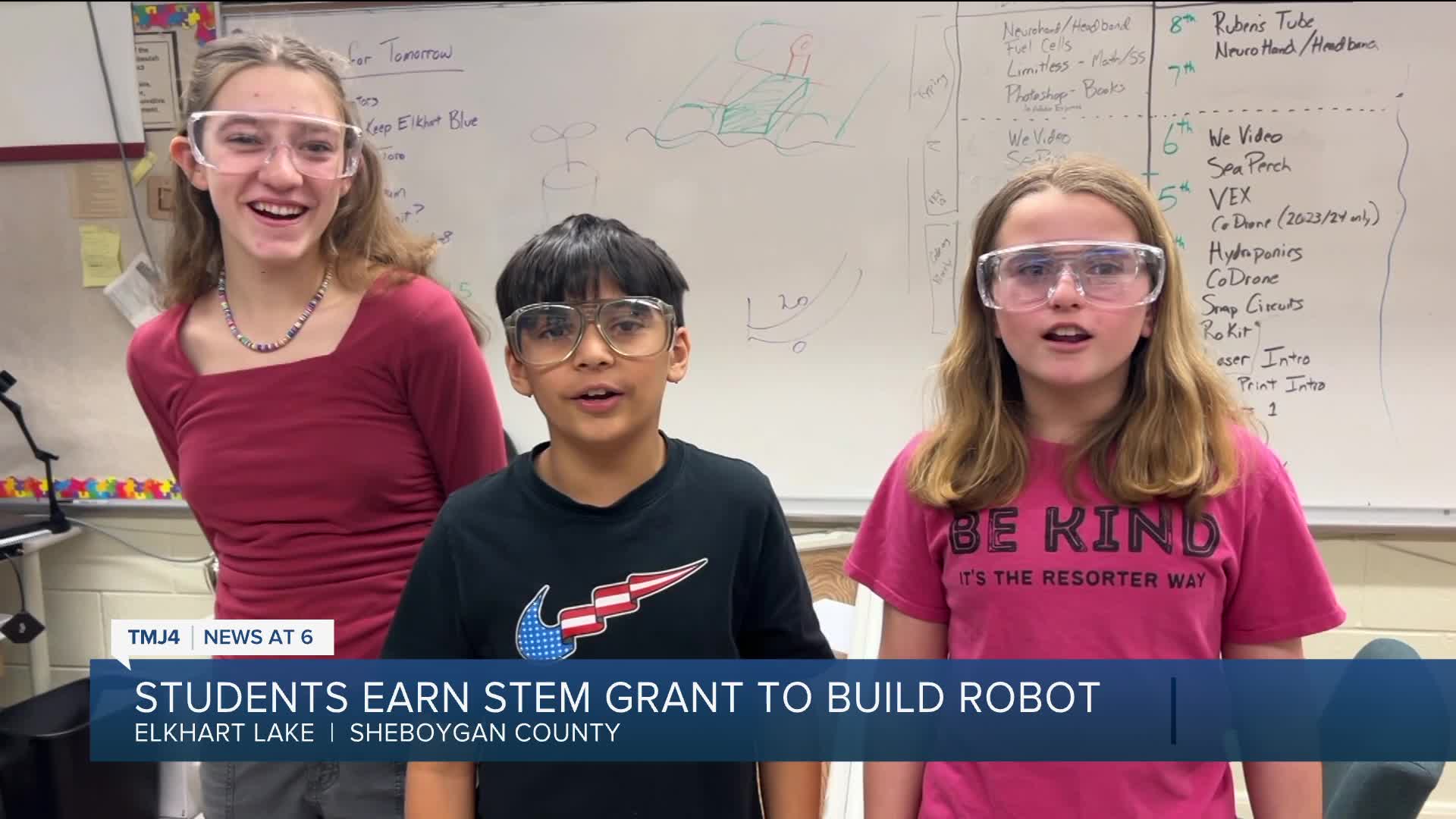 Students earn STEM grant to build robot in Sheboygan