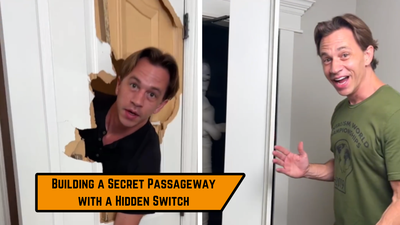 Building a Secret Passageway with a Hidden Switch