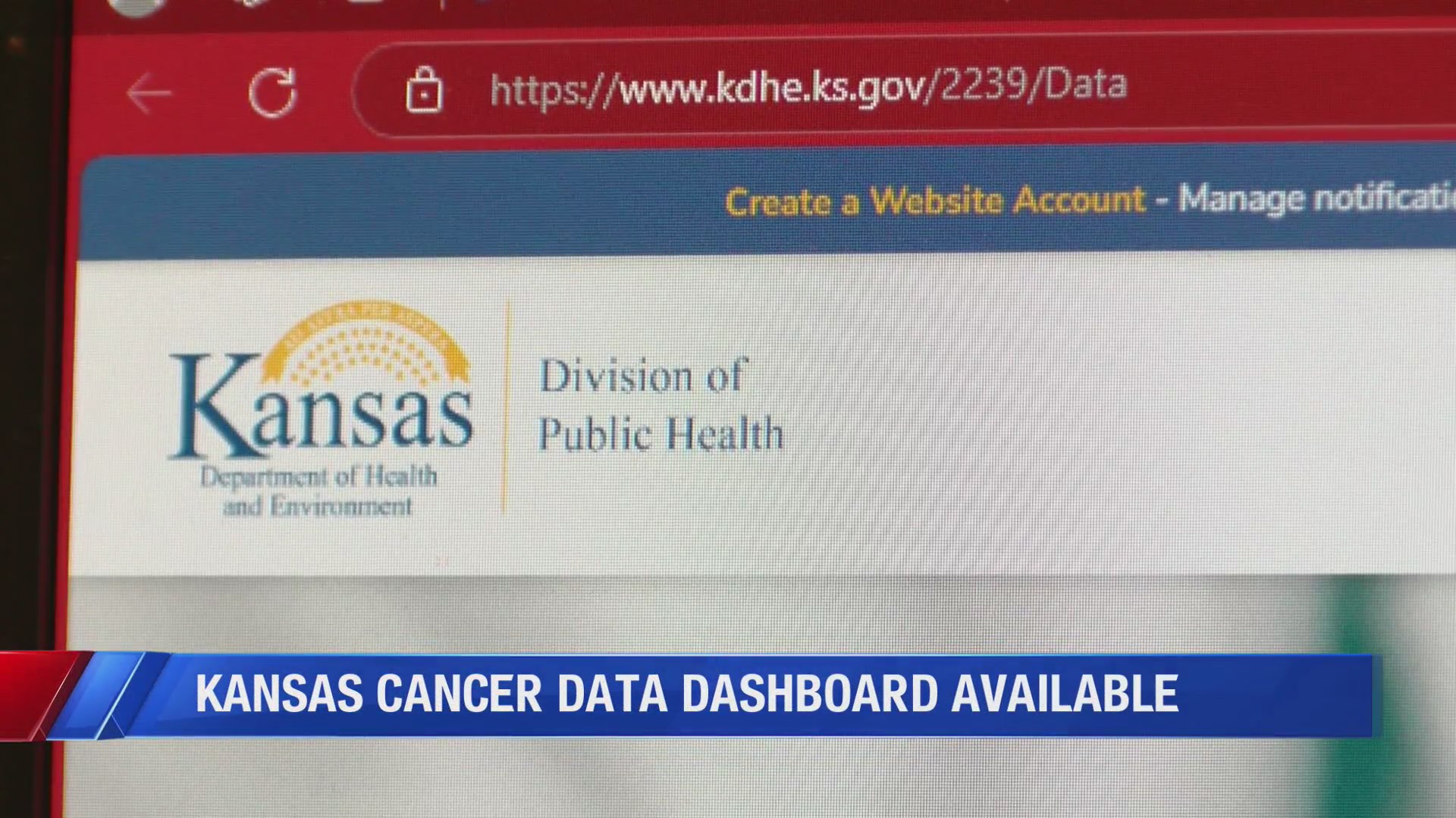 KDHE dashboard provides key cancer data