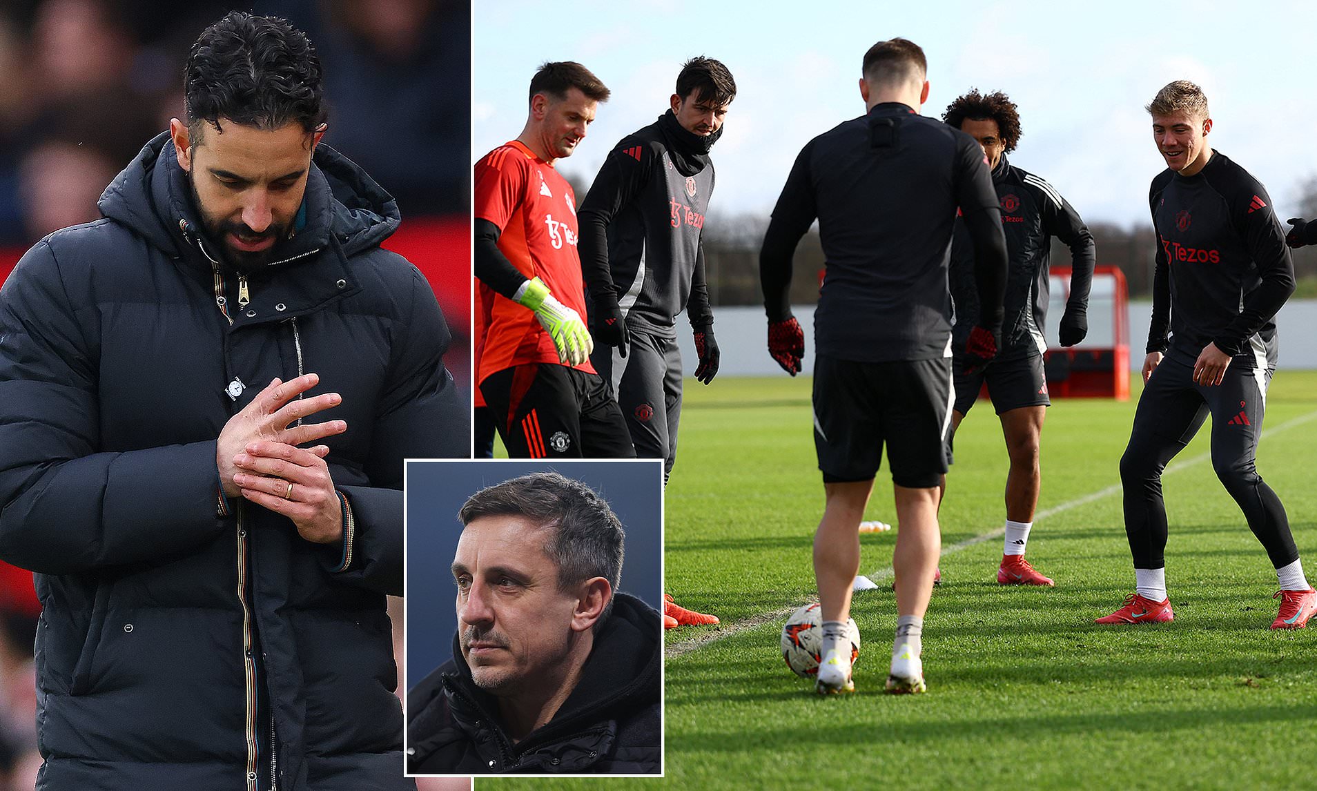 Gary Neville names the TWO Man United players that Ruben Amorim 'doesn ...