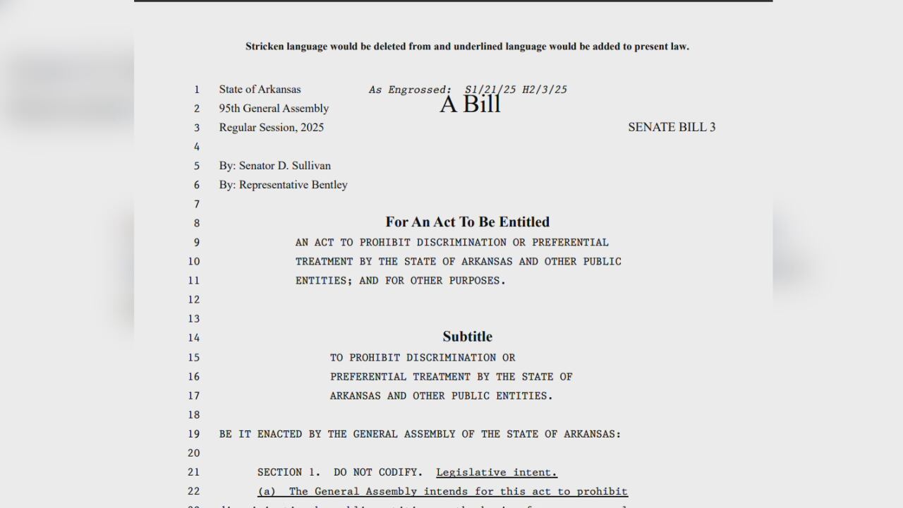 Group speaks out against Senate Bill 3