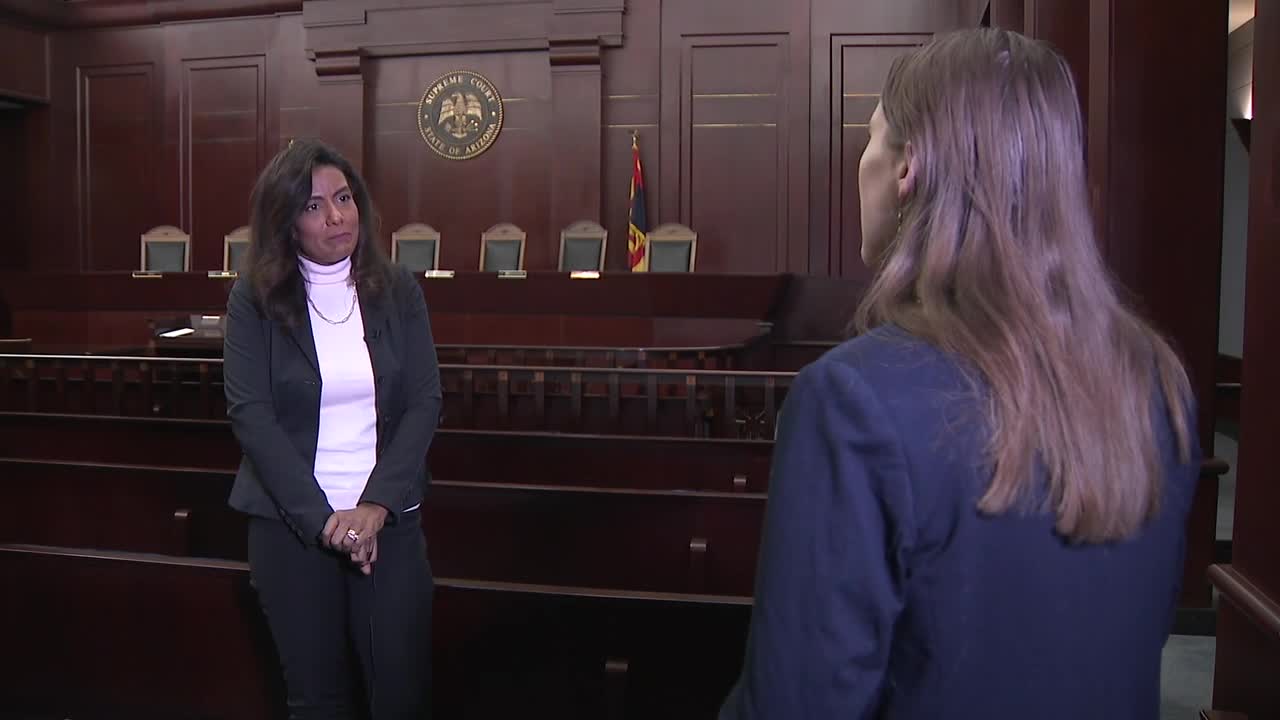 Arizona's newest Supreme Court Justice shares goals for new role
