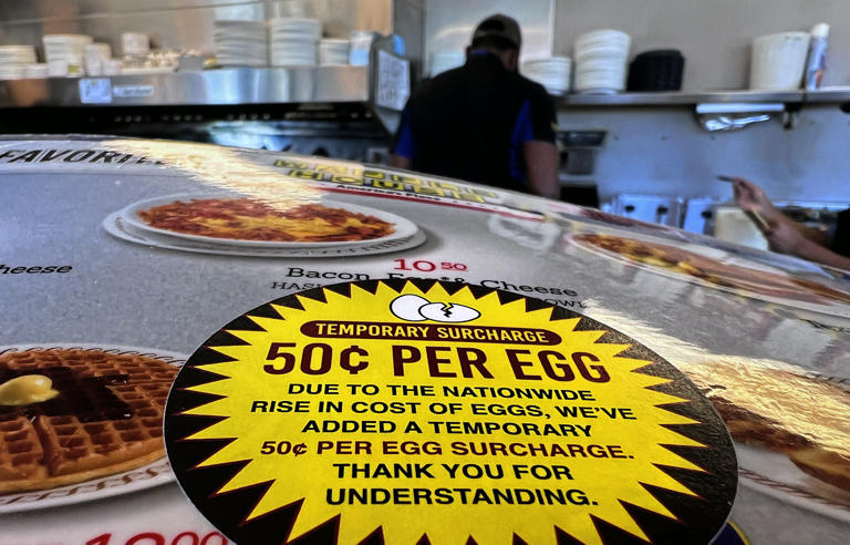 Egg problems driving up prices at Waffle House and others could persist