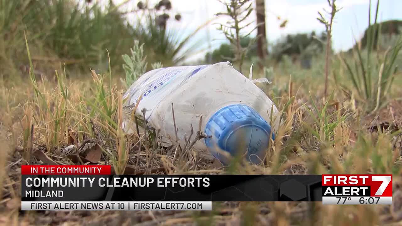 Midland community members lead cleanup efforts, seek county support