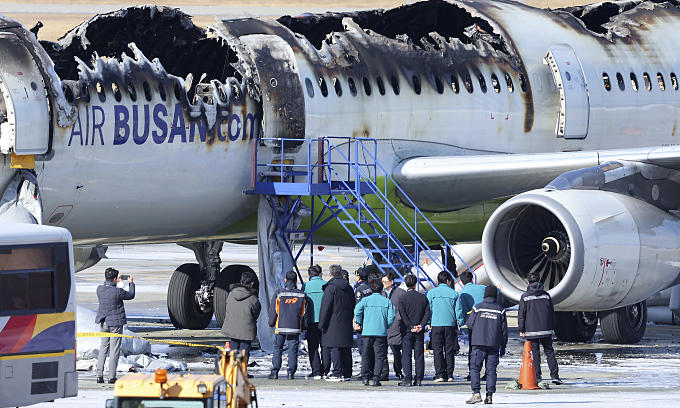 Air Busan to disallow power banks in overhead bins after plane fire
