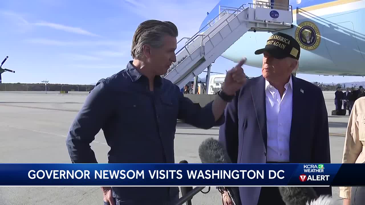 Gov. Newsom heads to DC to meet with Trump admin. on LA disaster aid