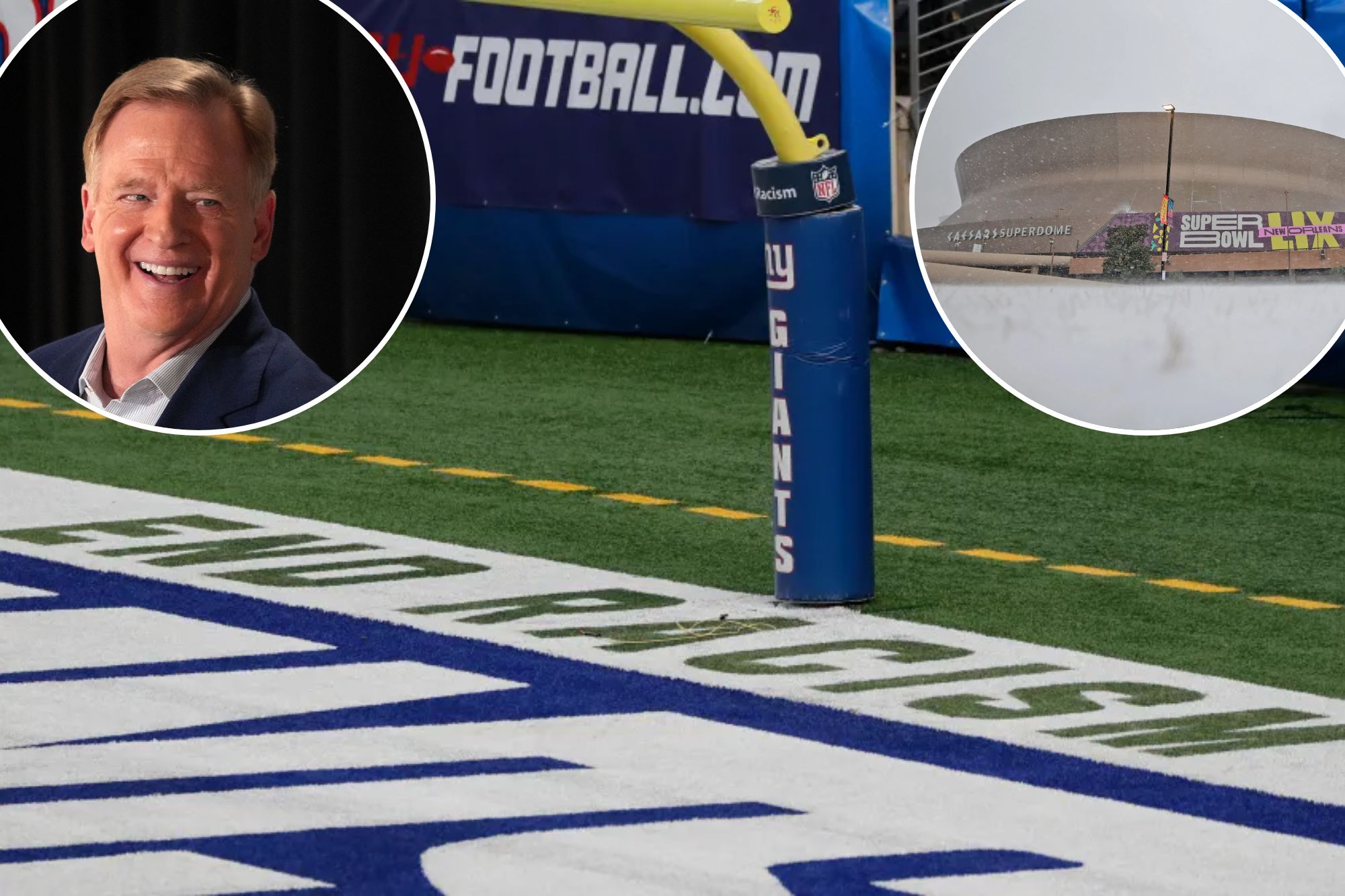 NFL getting rid of ‘end racism’ end zone message for Super Bowl 2025