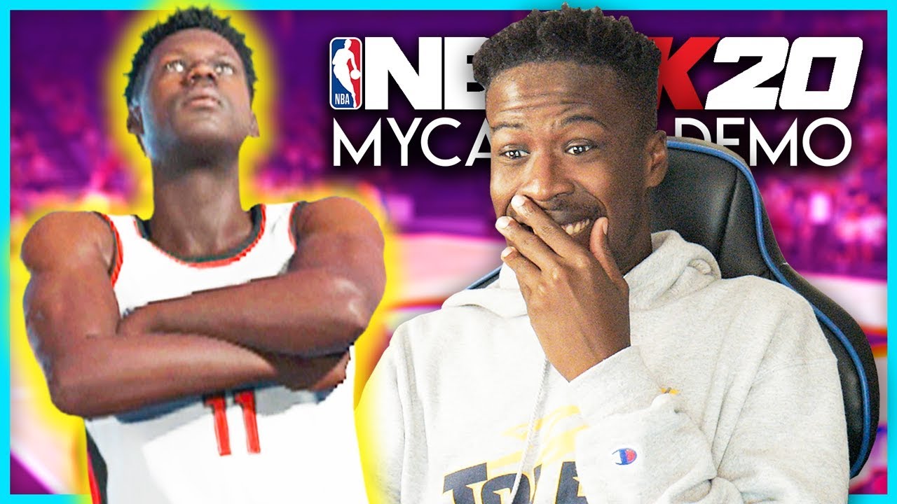 NBA 2K20 MyCAREER DEMO - CREATING MY PLAYER AND FIRST GAME!!!
