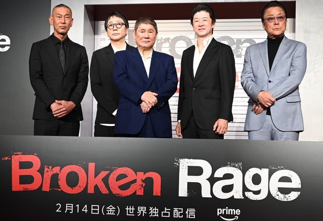 北野武・浅野忠信・大森南朋・白竜・國本鍾建が登壇『Broken Rage』記者会見