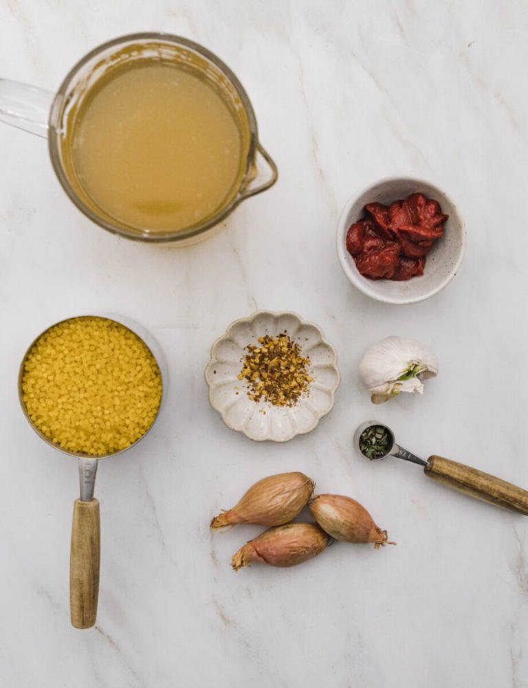 Spicy Rosemary & Garlic Acini de Pepe Recipe