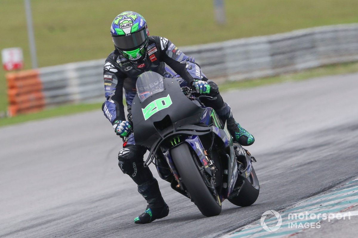 Quartararo fastest on first day of Sepang MotoGP test, Martin crashes