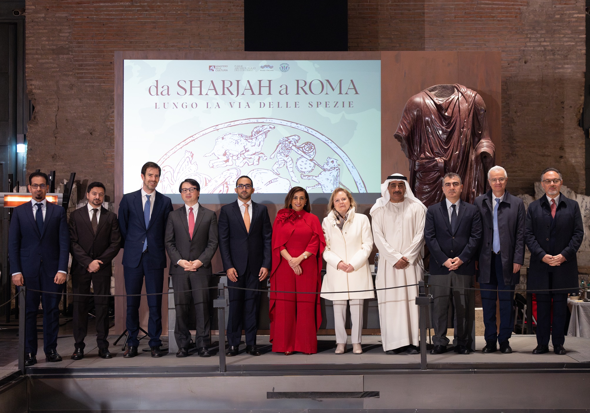 Bodour Al Qasimi inaugurates exhibition in Rome showcasing Sharjah's ...