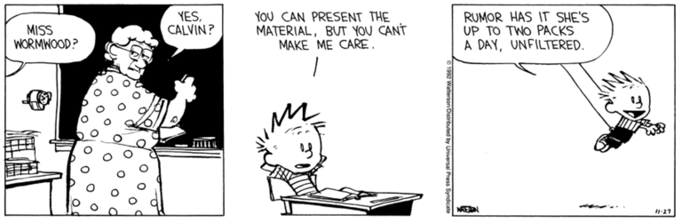 15 Best Calvin and Hobbes Comics About School, Ranked