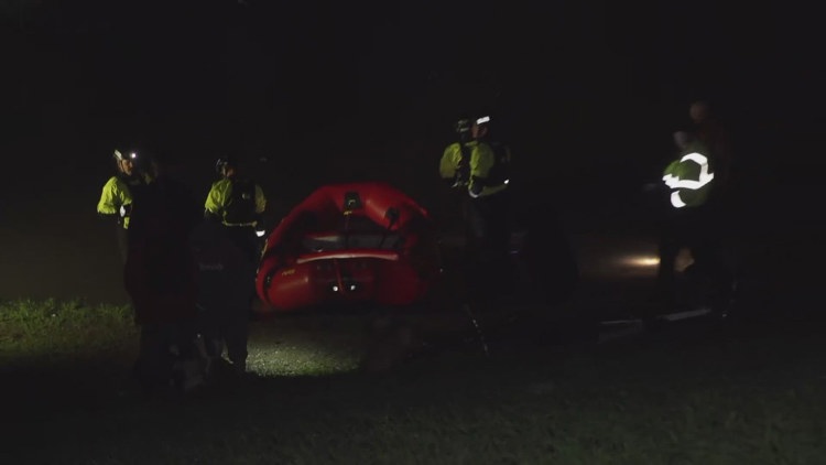 7 people rescued from island due to rising water in Sacramento