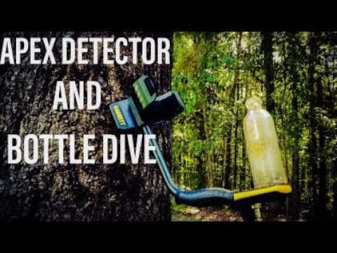 Metal detecting and diving old swimming hole