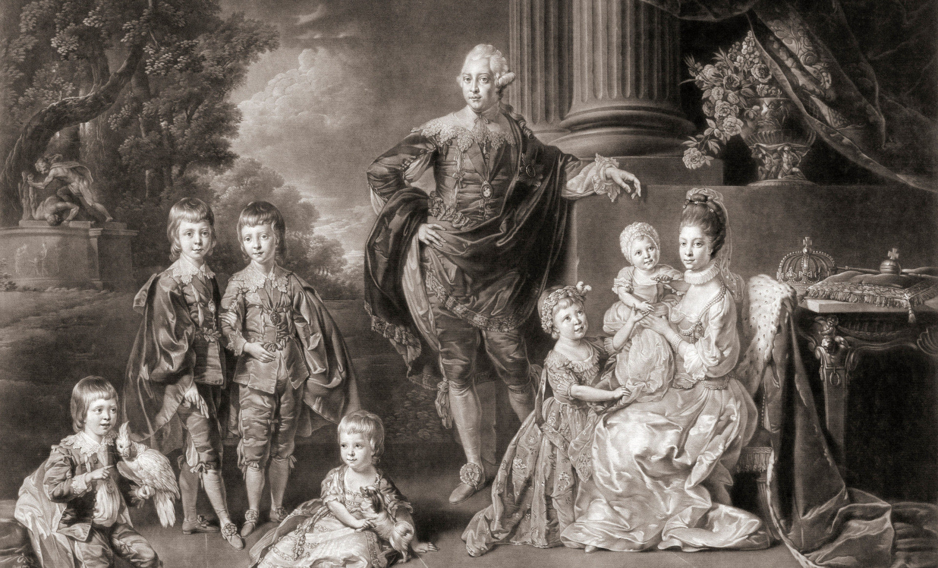 What happened to the 15 children of King George III and Queen Charlotte?